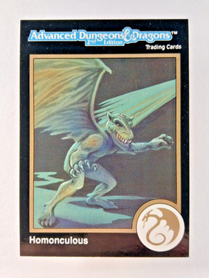 Homunculus #241 Gold - Dungeons & Dragons card (1992 TSR) D&D 2e ...