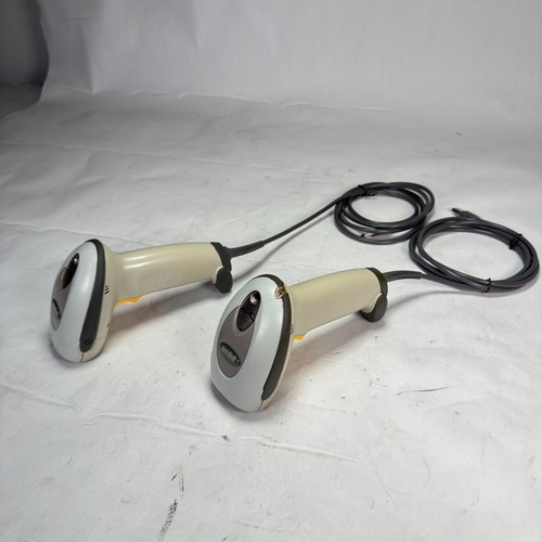 LOT OF 2 Symbol LS4208 Wired Laser 1D Barcode Scanner Reader w/USB ...