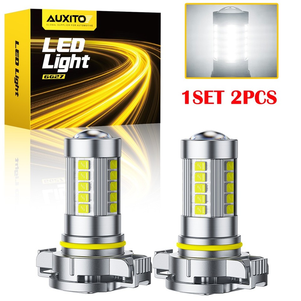 2-20PC AUXITO LED Fog Driving Light Bulbs 5202 White 6500K Super Bright ...