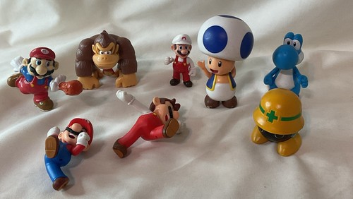 Super Mario Jakks World of Nintendo Lot Of 8 Toad Donkey Kong Yoshi ...