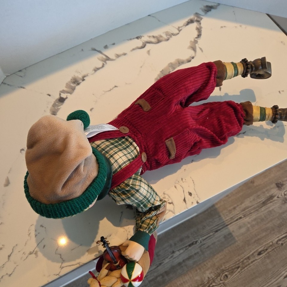 Napping Sleep Pixie Elves Christmas Posable Figurines Shelf Mantel RARE ...