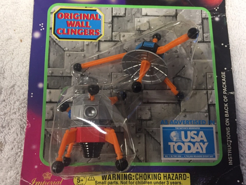 Vintage Dr. Clinger's Space Satellite NEW SEALED Wall Clingers Imperial ...