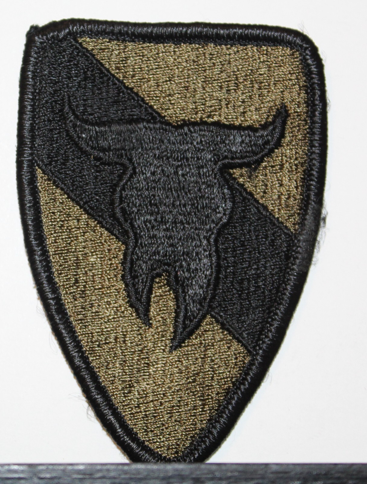 US Army 163rd Armored Brigade Patch Insignia Badge Subdued Olive Drab ...
