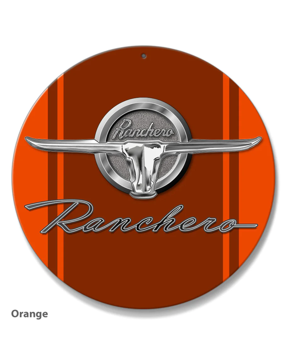 1964 - 1965 Ford Ranchero Emblem Round Aluminum Sign - Aluminum - 14 ...