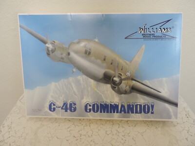 Williams Brothers C-46 Commando! Airplane Model Kit 1/72 0050-72546-01 ...