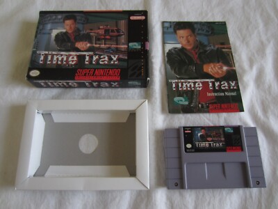 Time Trax (SNES) Super Nintendo CIB Complete Box 1993 Malibu RARE ...