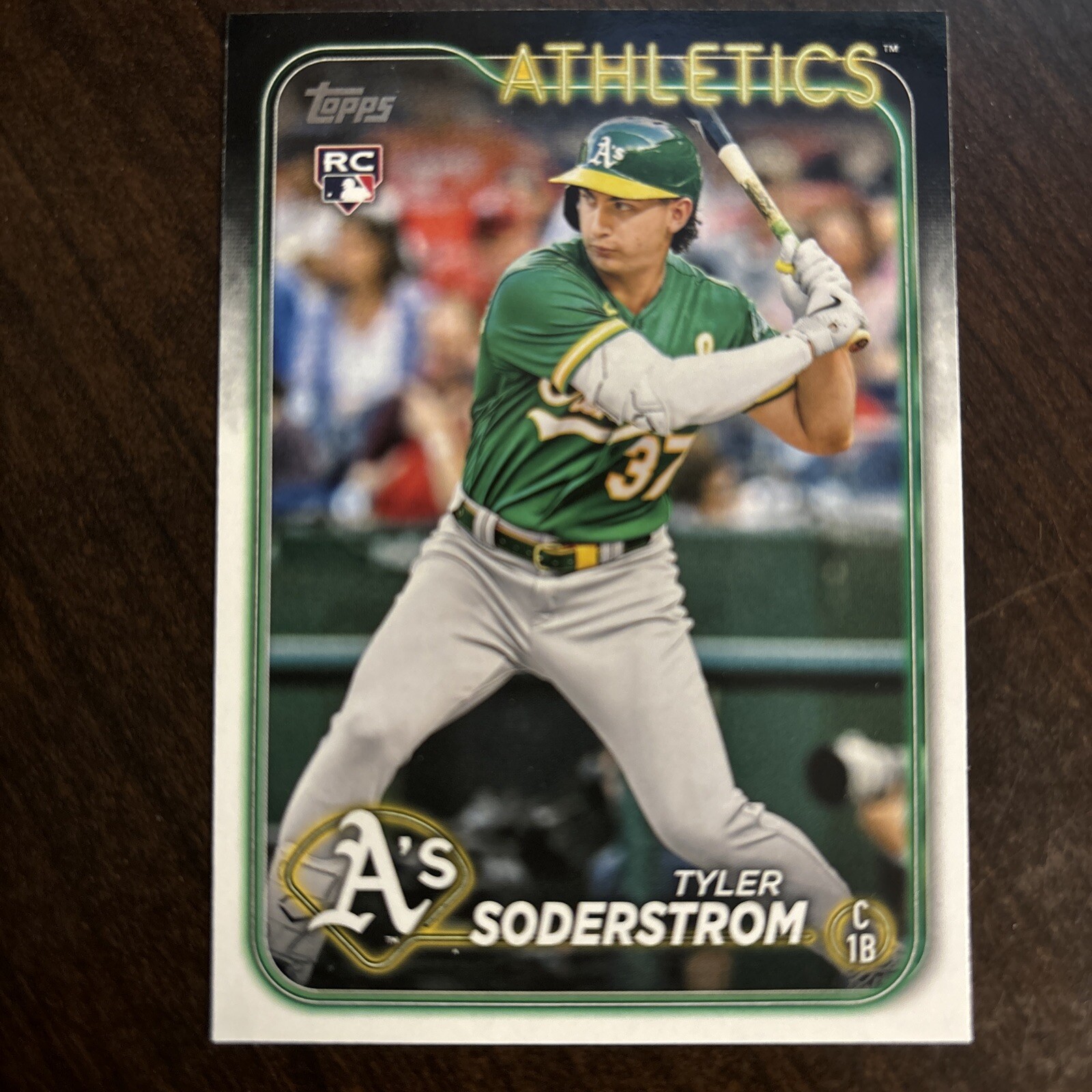 Tyler Soderstrom 2024 Topps Series 1 Rookie Card #244 Oakland A’s RC | eBay