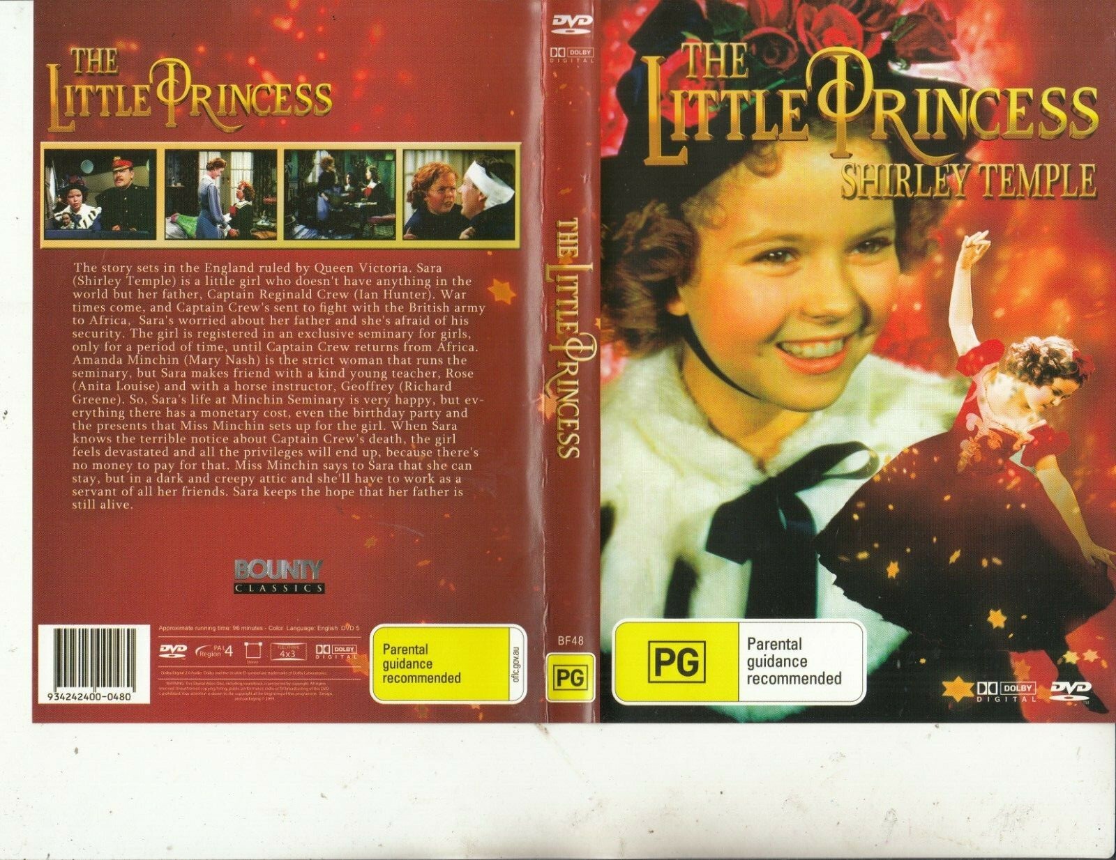 The Little Princess-1939-[Shirley Temple]-Bounty Classic-Movie BC-DVD ...