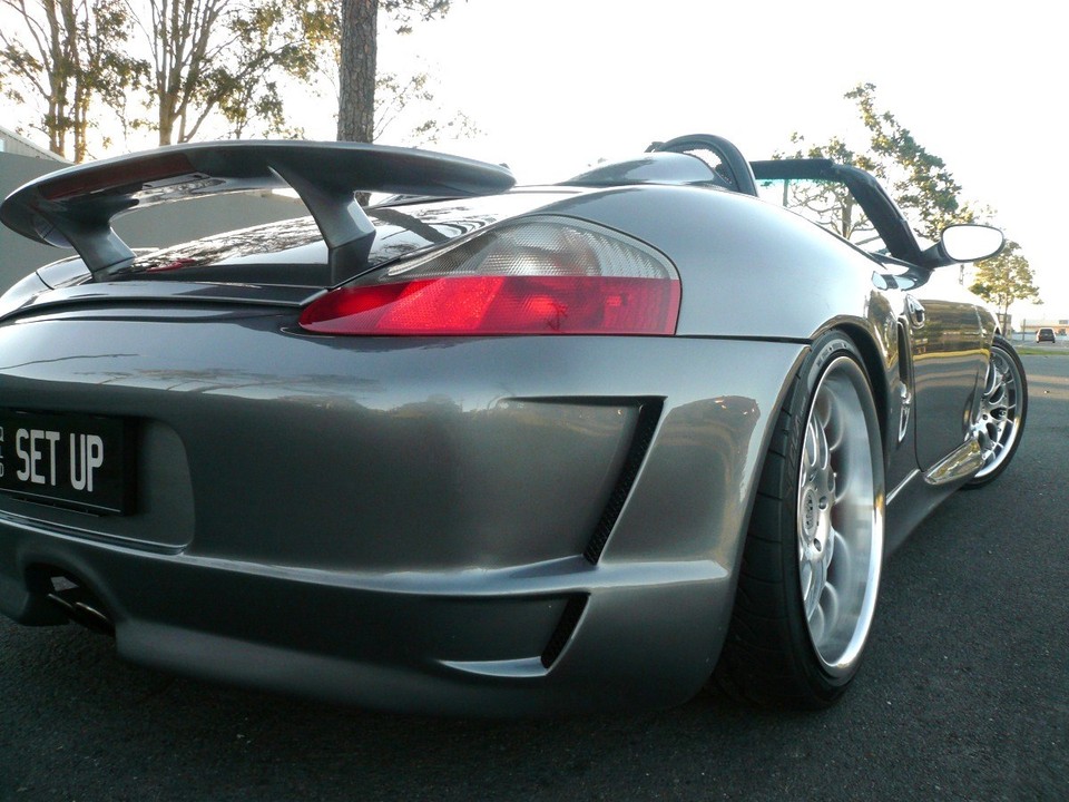 Porsche Boxster 986 987 Aero Style spoiler Wing with 3rd brakelight USA ...
