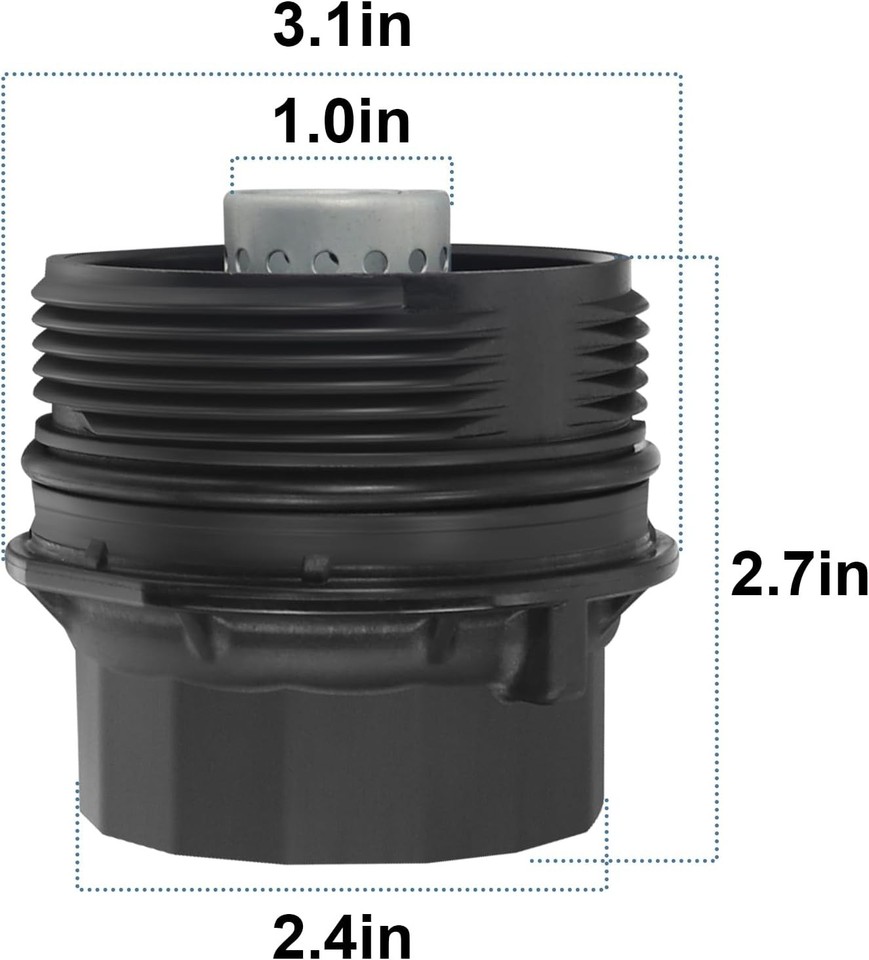 Oil Filter Housing Cap Assembly 15620-37010 1562037010 for 2009-2016 Co ...