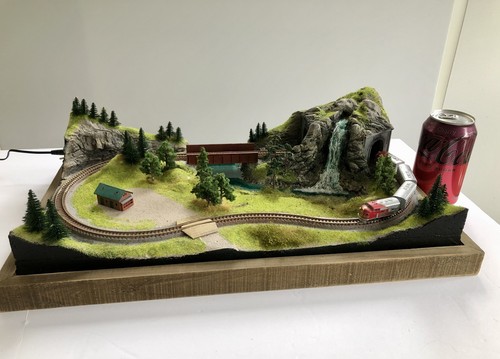 Z Scale Micro-Mountain Handmade Train Layout | eBay