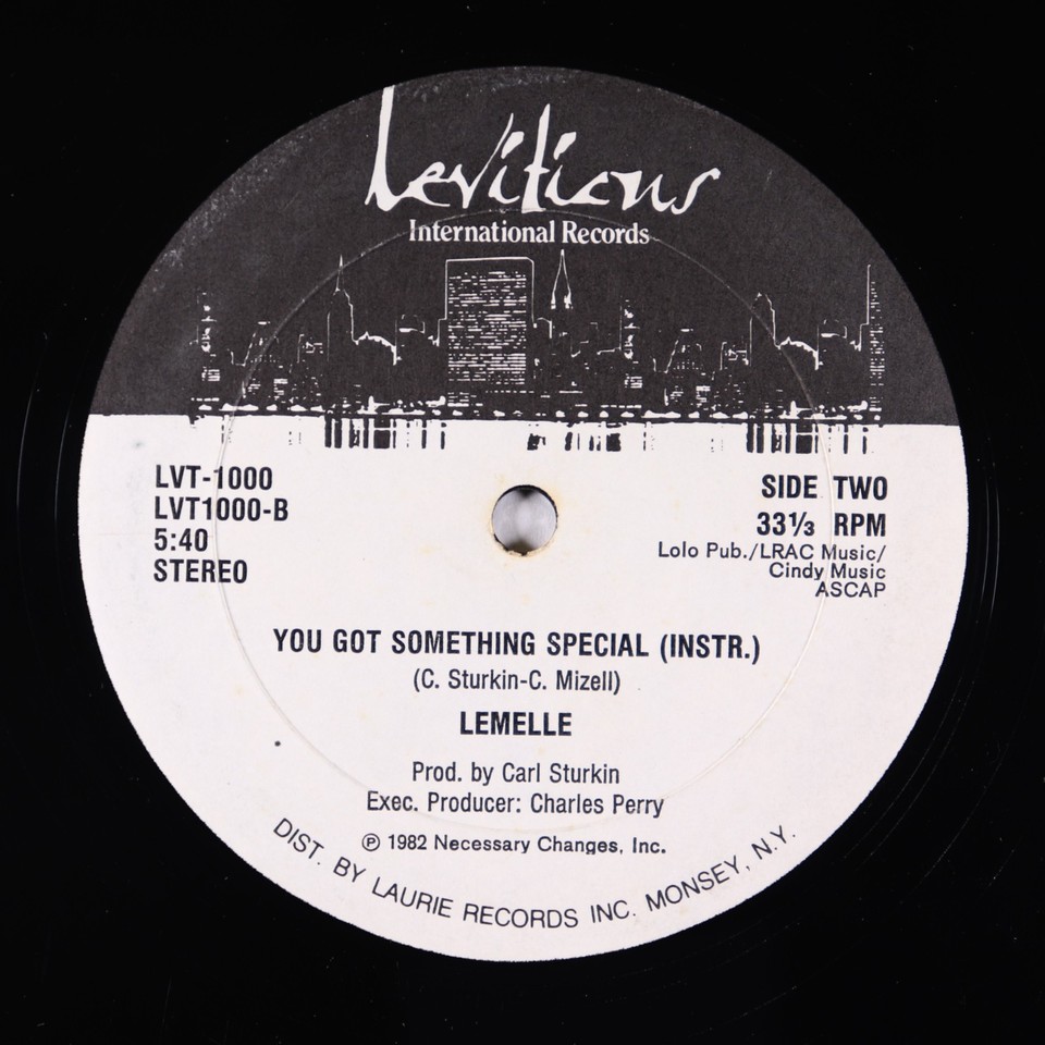 Lemelle - You Got Something Special 12" - Leviticus - Boogie Funk HEAR ...