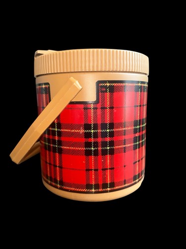 Hamilton-Skotch Red Plaid Cooler Jug 1/2 Gallon Vintage Rare Made in ...
