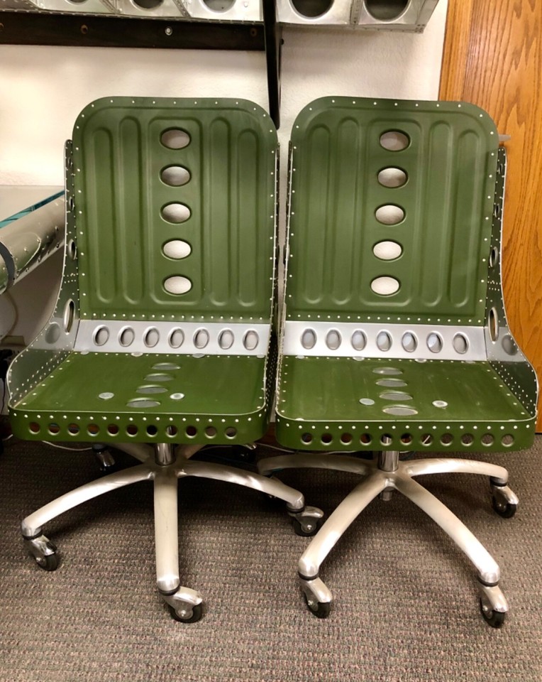 VINTAGE AVIATION AIRPLANE FURNITURE 6-PCS WW2 HIGH FLYING STYLE! | eBay