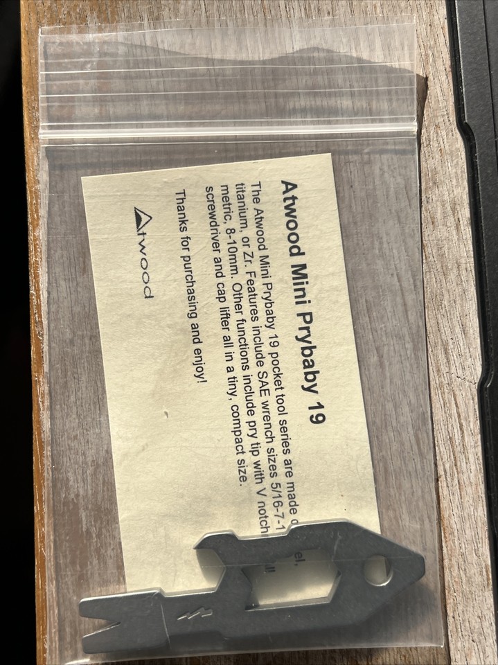 Peter Atwood CPM 154 Steel Mini Prybaby METRIC, STAMPED (⚡️ ) | eBay