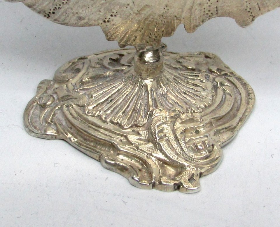 RARE 19th CENTURY DUTCH SILVER HEAD TABLE MARRIAGE SCENE PLACE CARD ...