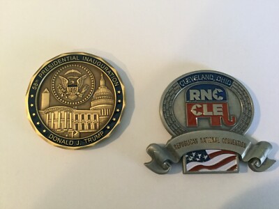 NJSP Trump Presidential Inauguration and RNC 2016 Deployment Coins (2 ...
