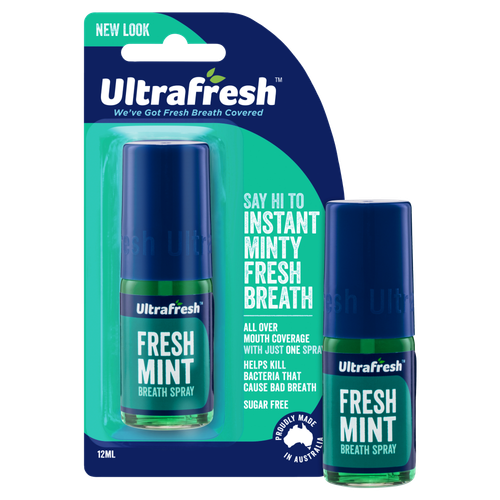 Ultrafresh Breath Spray 12mL - Fresh Mint Instant Minty Fresh Breath | eBay