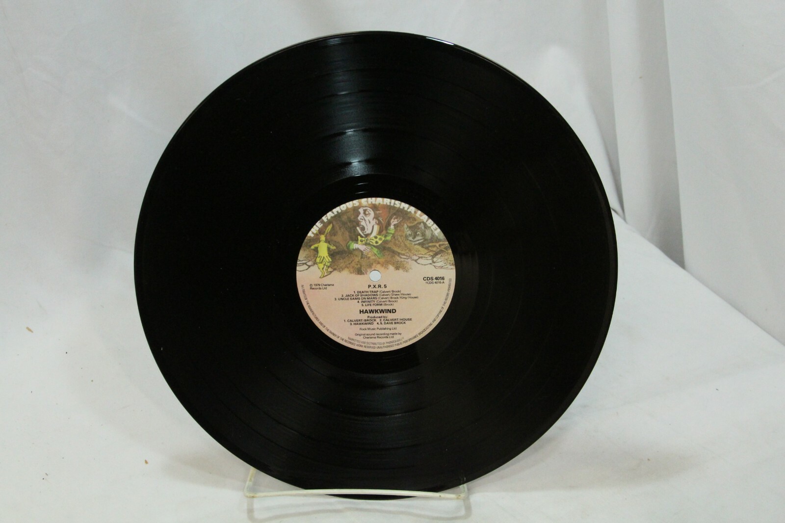 Hawkwind P X R 5 PXR5 '79 Charisma LP Vinyl w/Uncensored Plug Image ...