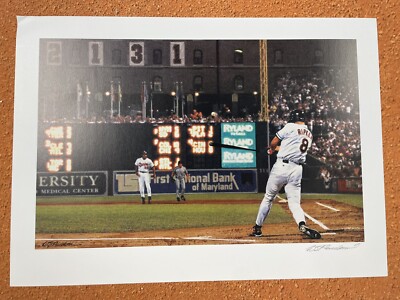 Cal Ripken Jr. Lithograph Bill Purdom 11.5x16 Baltimore Orioles | eBay
