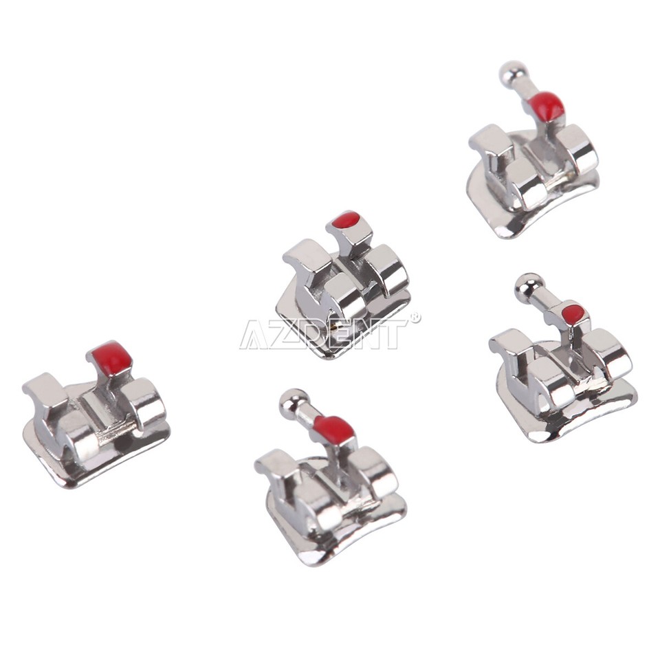 AZDENT Dental Orthodontic Brackets Brace Mini Standard Edgewise Roth ...
