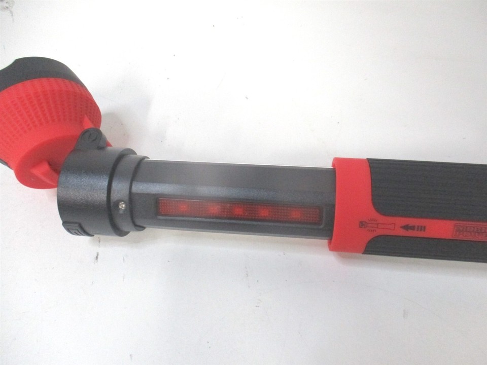 Mobile Power 4065 Red Lightbolt Max LED Rechargeable Flashlight & Work ...