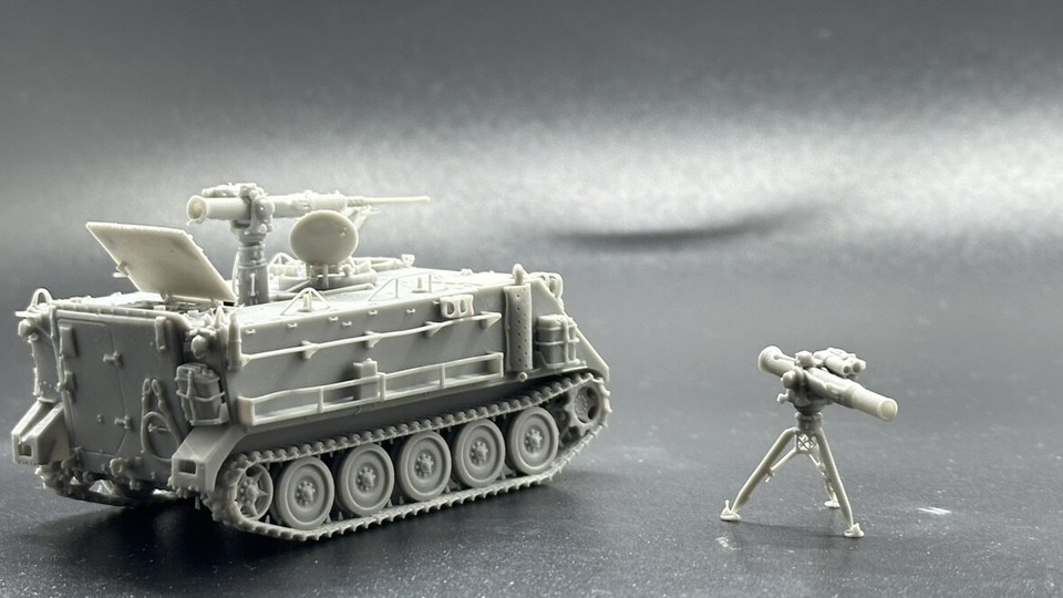 3D Printed 1/72/87/144 M113A1 Armored Vehicle + BGM-71 TOWAnti-tank ...