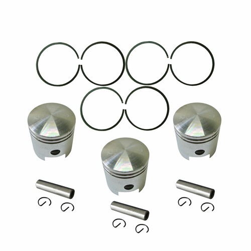Piston & Piston Ring & Pin For 66cc 80cc 2-Stroke Engine Motorized Bike ...