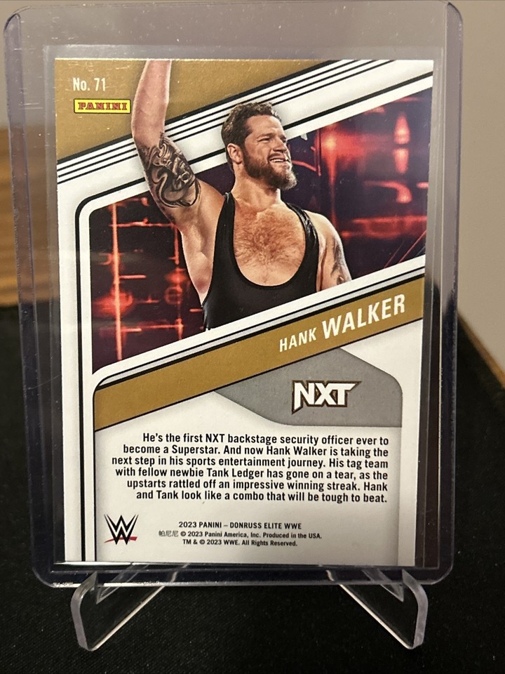 2023 Donruss Elite WWE Wrestling #71 Hank Walker - NXT - RC | eBay