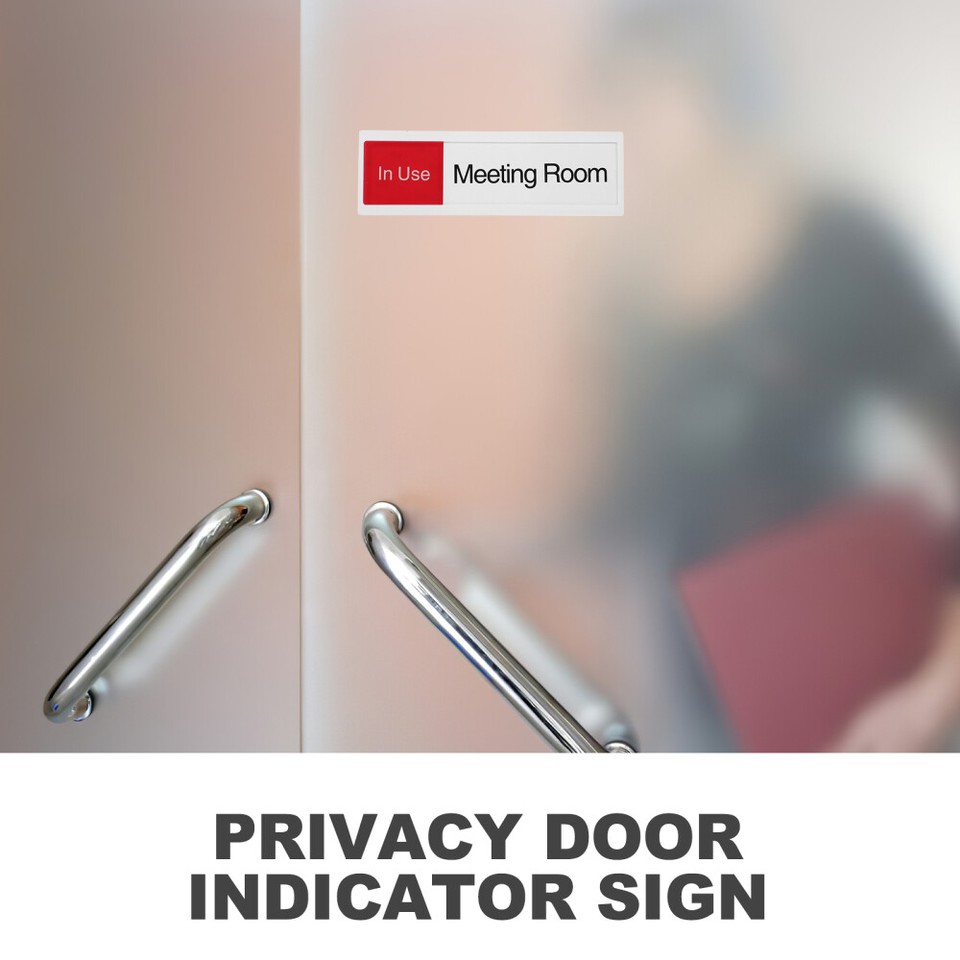 Business Slide Indicator Office Door Sign Meeting Room Signage ...