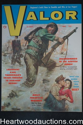 "Valor" June 1959 Herb Mott, Howell Dodd, Interior Male Wild - Ultra ...