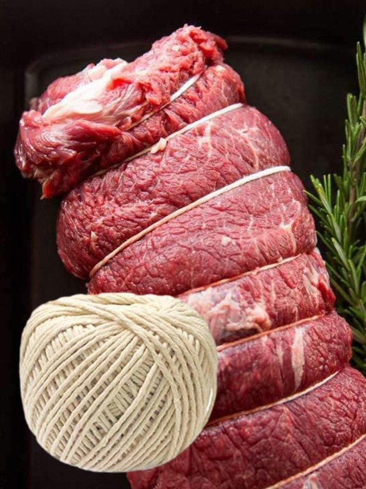70M Cooking Tools Butcher's Cotton Twine Meat Barbecue Sausage Tie Meat ...