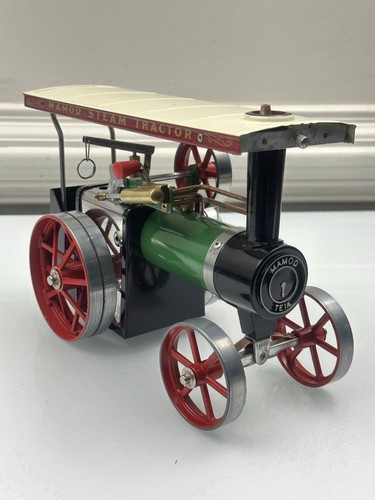 MAMOD TE 1A LIVE STEAM TRACTOR ENGLAND NEVER USED+RARE FACTORY WOOD ...