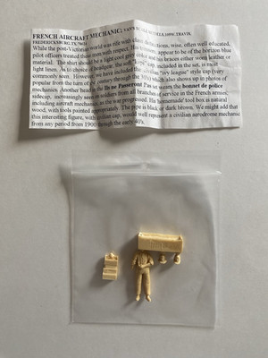 Van's Scale Models 1/48 French Aircraft Mechanic Figure (1) WWI Resin ...