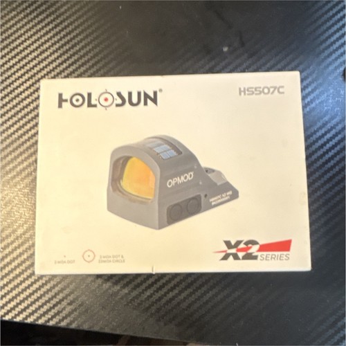 HOLOSUN HS507C X2 OPMOD Red Dot Sight 1x 24mm Multi-Reticle Waterproof ...