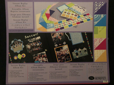 NEW! Creative Memories INSTANT REPLAY Album Kit ~ Paper/Stickers/Die ...