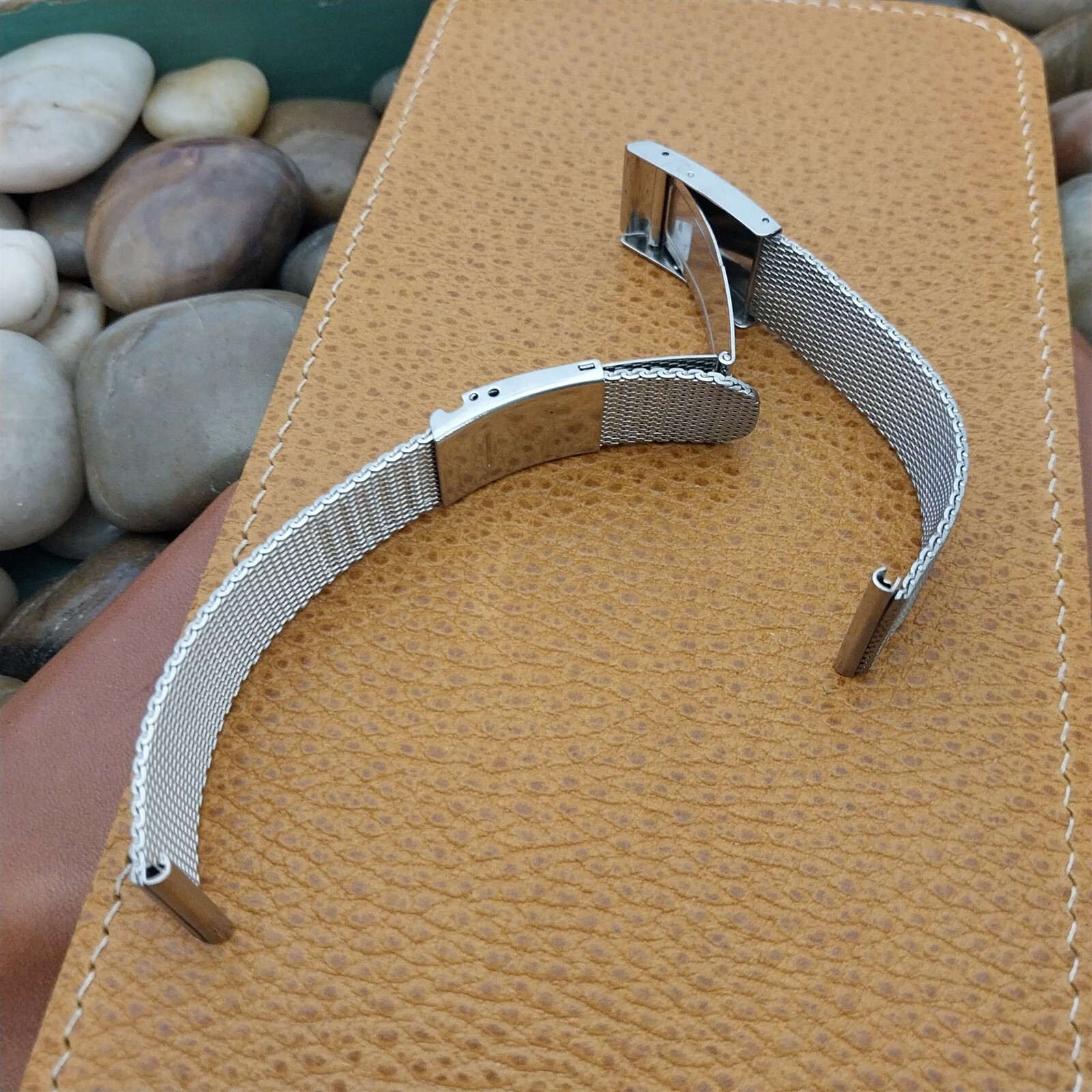 20mm Classic Stainless Steel Mesh nos Unused 1960s-1970s Vintage Watch ...