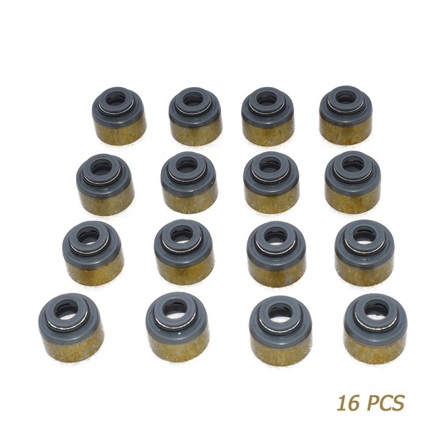 16pcs New Engine Valve Stem Oil Seals For 93-02 Hyundai Accent Scoupe ...