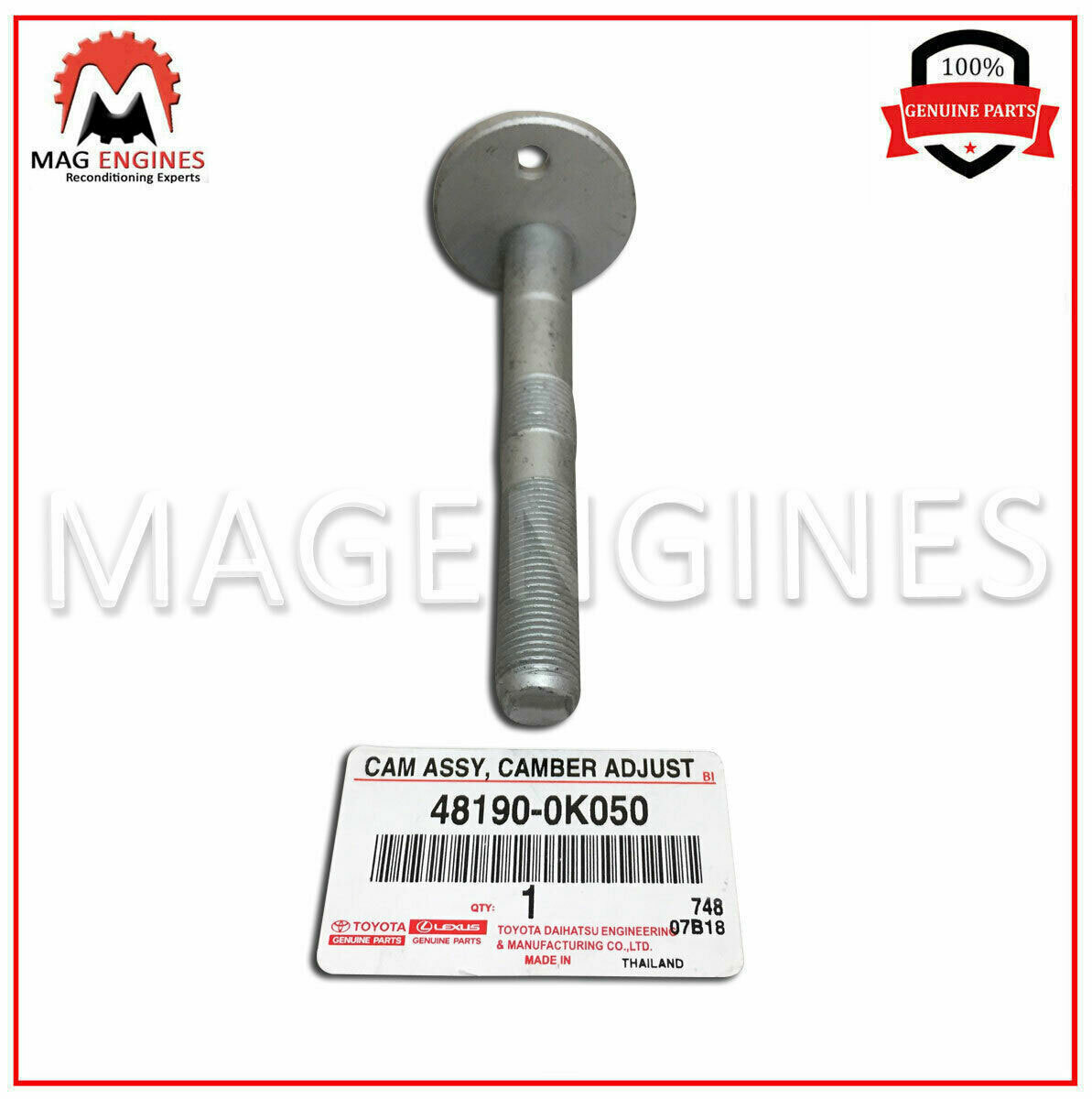 48190-0K050 GENUINE OEM CAM ASSY CAMBER ADJUST 481900K050 | eBay