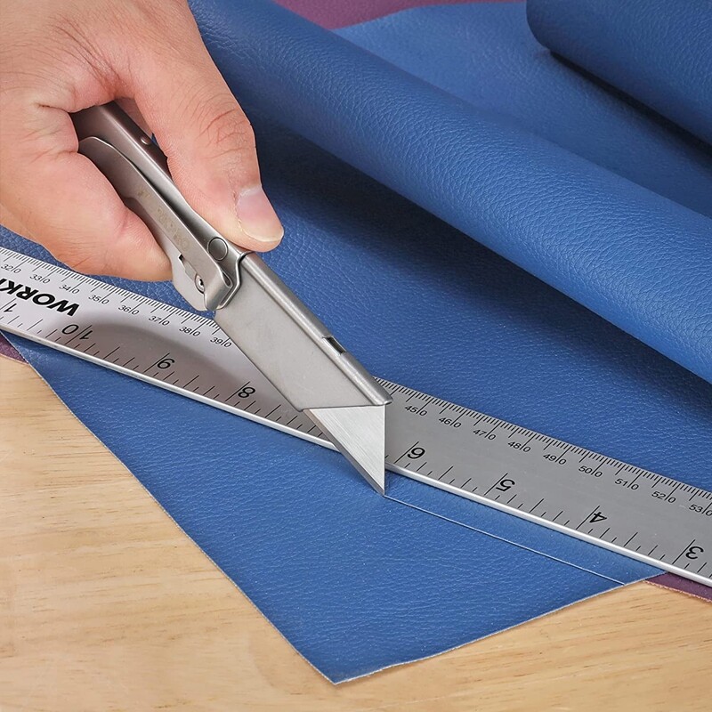 WORKPRO 3-Pack Folding Utility Knife Set EDC Box Cutter Knife Quick Change Blade | eBay