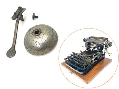Bell & Clapper for Pittsburgh No.10 Typewriter Antique Part Vtg Visible ...