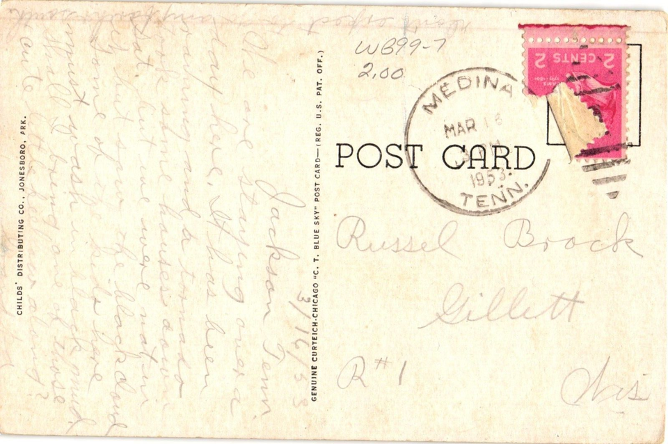 Walnut Ridge High and Grammar Schools Walnut Ridge Arkansas Postcard ...