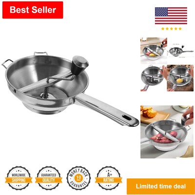 Premium Stainless Steel Food Mill - Applesauce Maker Tomato Sauce Puree ...