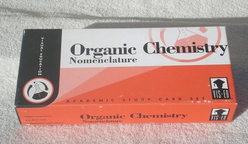 Visual Education Organic Chemistry Nomenclature Study Card Set ...