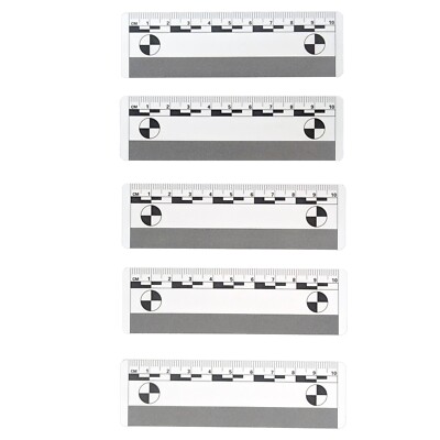 10cm Photomacrographic Scales, 5pk | eBay