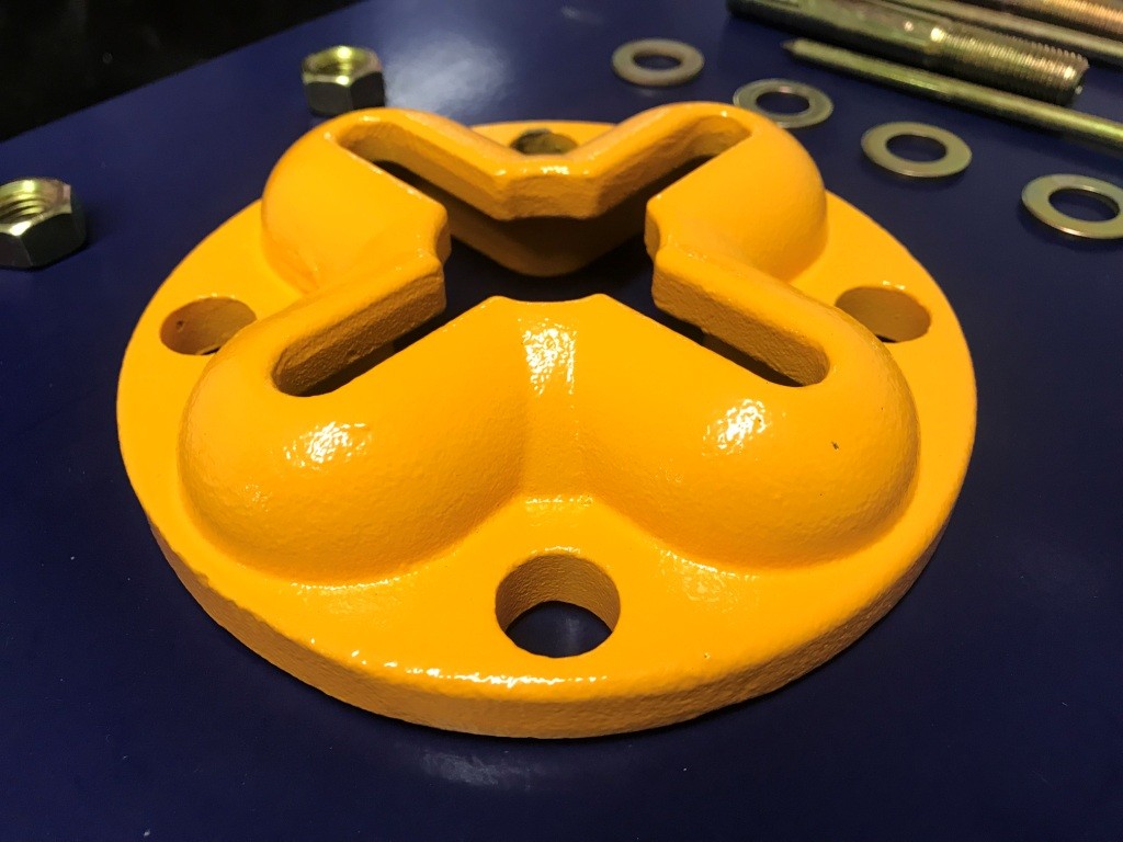 AUTO BODY FLOOR SYSTEM ANCHOR POT SET WITH 4 SLOTS BOLTS INCLUDED | eBay