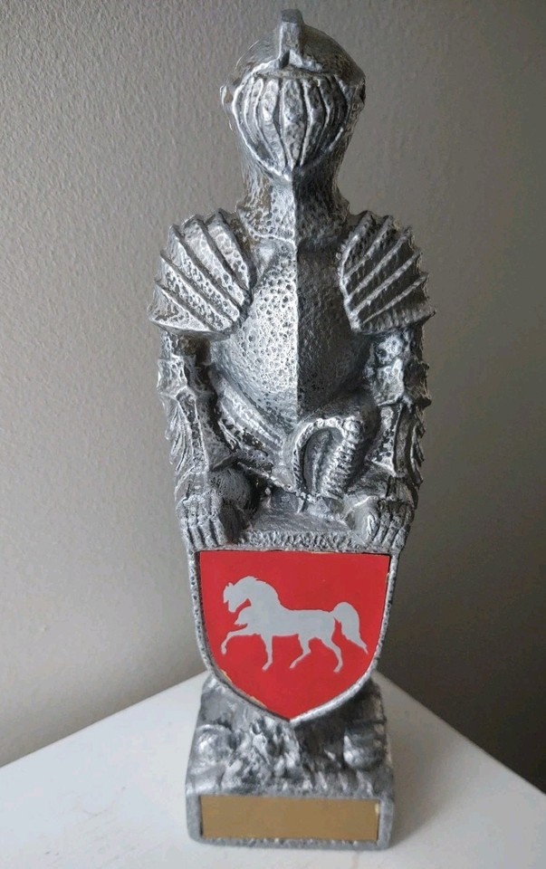 Vintage Medieval Knight Iron Statue Figure 10"~Rare | eBay