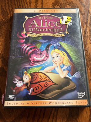 Alice In Wonderland Dvd 2004 2 Disc Set The Masterpiece Edition