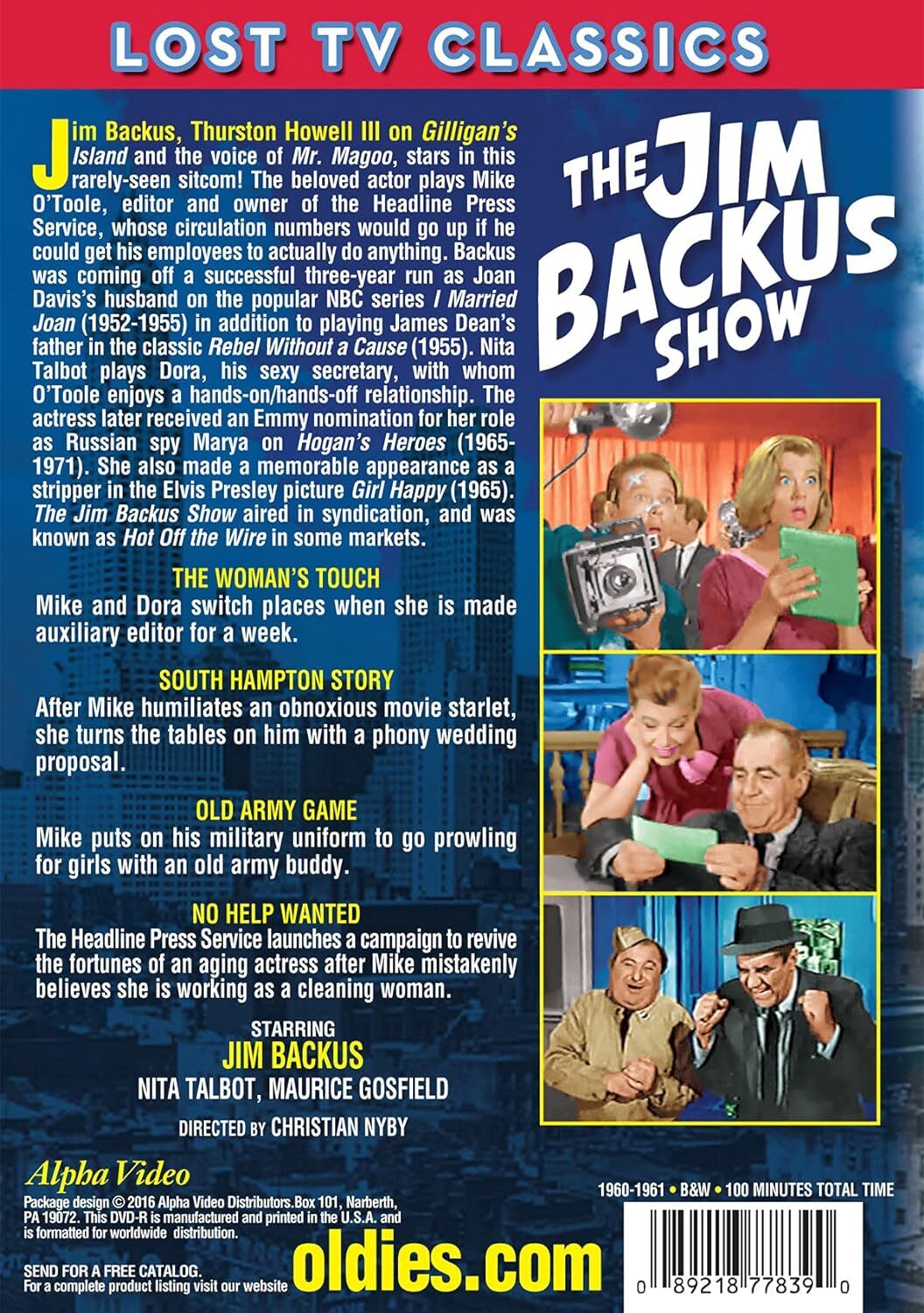 Lost TV Classics: The Jim Backus Show (DVD) Jim Backus 89218778390 | eBay