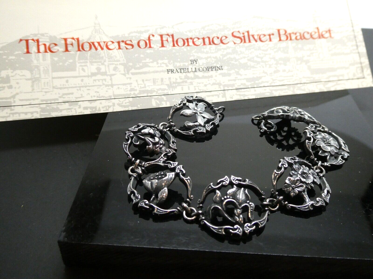 Old Florence Silver Bracelets Old Florence Sterling Silver Ring